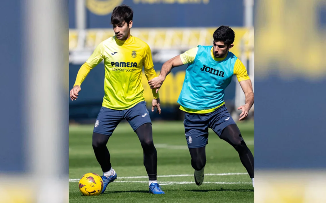 Gerard Moreno no se ejercita con el grupo en el entrenamiento de este miércoles - FútbolFantasy