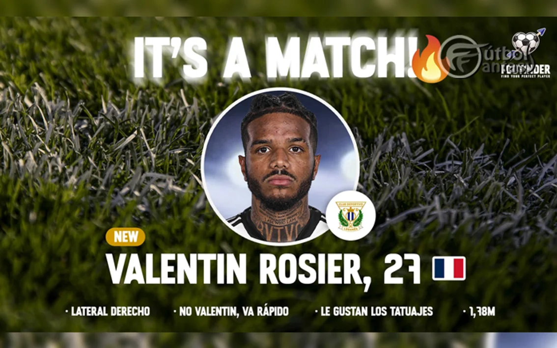 Valentin Rosier es oficialmente nuevo jugador del Leganés - FútbolFantasy