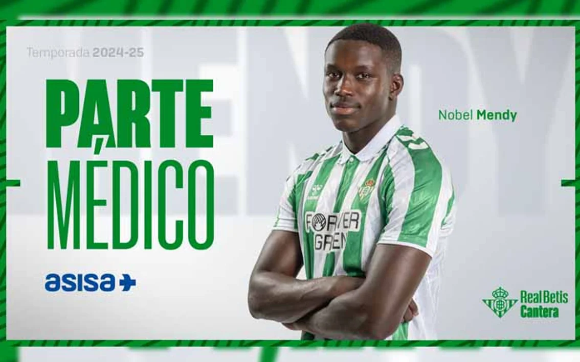 Parte médico oficial de Nobel Mendy y periodo estimado de baja ...