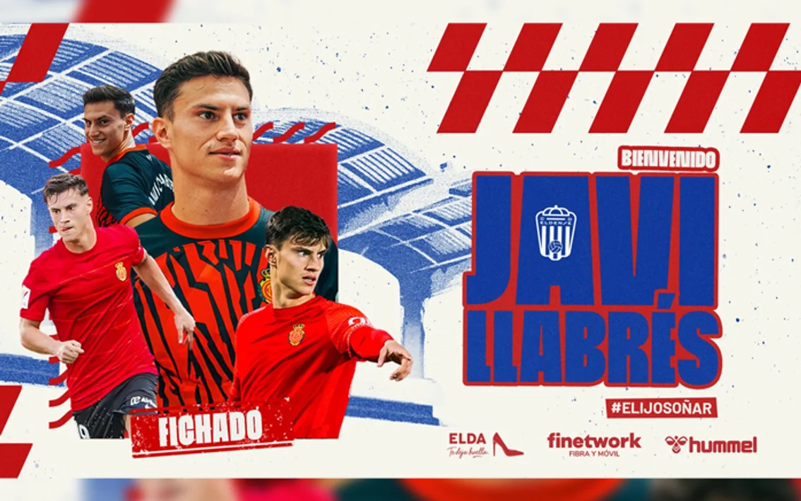 Javi Llabrés es oficialmente nuevo jugador del Eldense, cedido por el ...