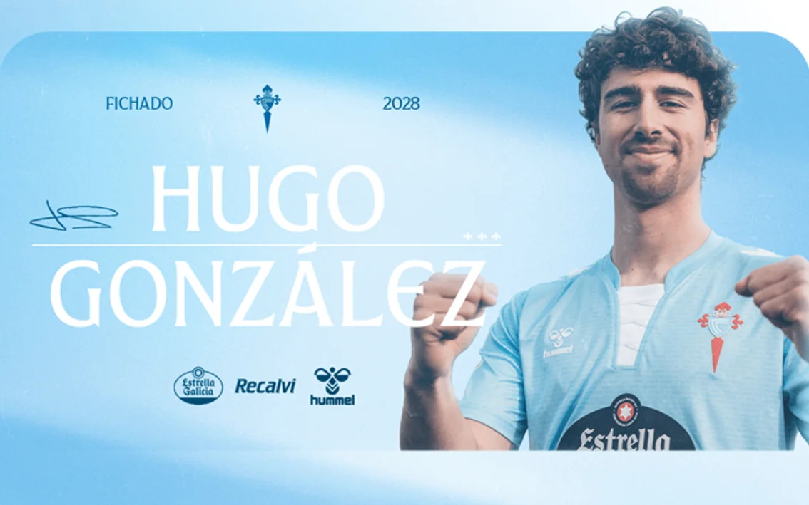 Valencia y Celta hacen oficial el traspaso de Hugo González - FútbolFantasy