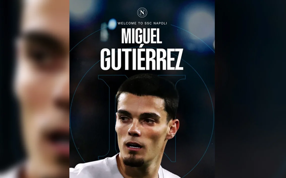 Miguel Gutiérrez es oficialmente nuevo jugador del Napoli - FútbolFantasy