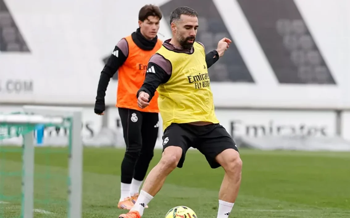 Dani Carvajal inicia su incorporación progresiva al grupo - FútbolFantasy