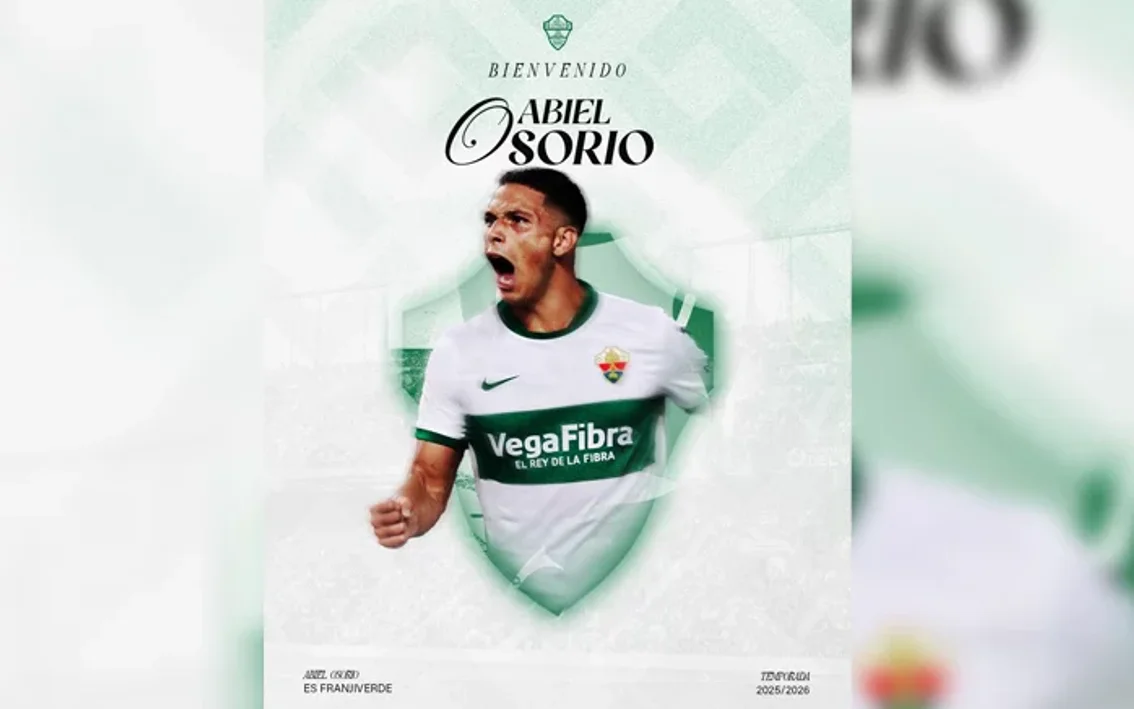 El Elche hace oficial el fichaje de Abiel Osorio y su cesión a Defensa ...